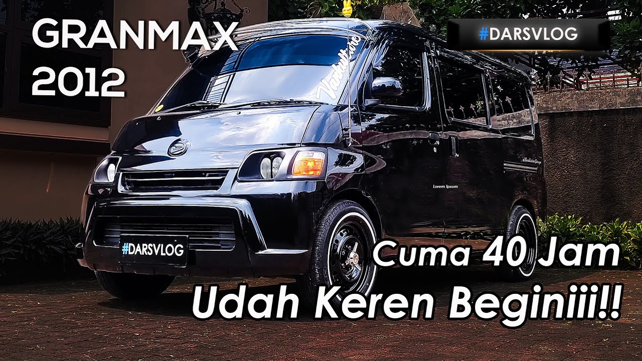 MODIFIKASI INDONESIAN LOOK - Daihatsu Gran Max 2012 ‼️ #DARSVLOG - YouTube