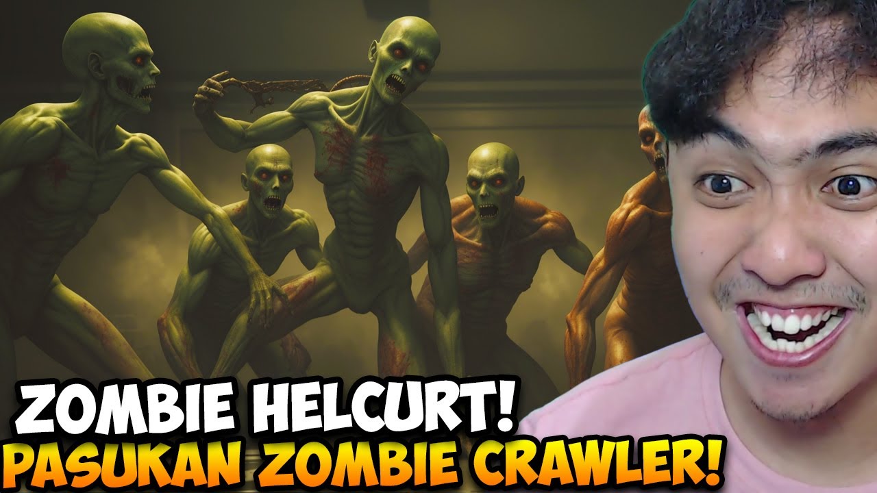 ZOMBIE HELCURT MLBB ZOMBIE CRAWLER TERDEWA! - Zombie Night Terror Indonesia #5 - YouTube