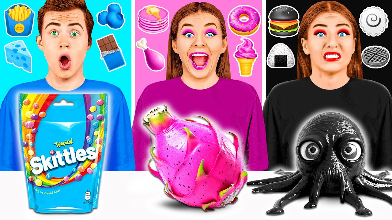 Food of The Same Colors Challenge | Epic Food Battle by Fun Challenge ...