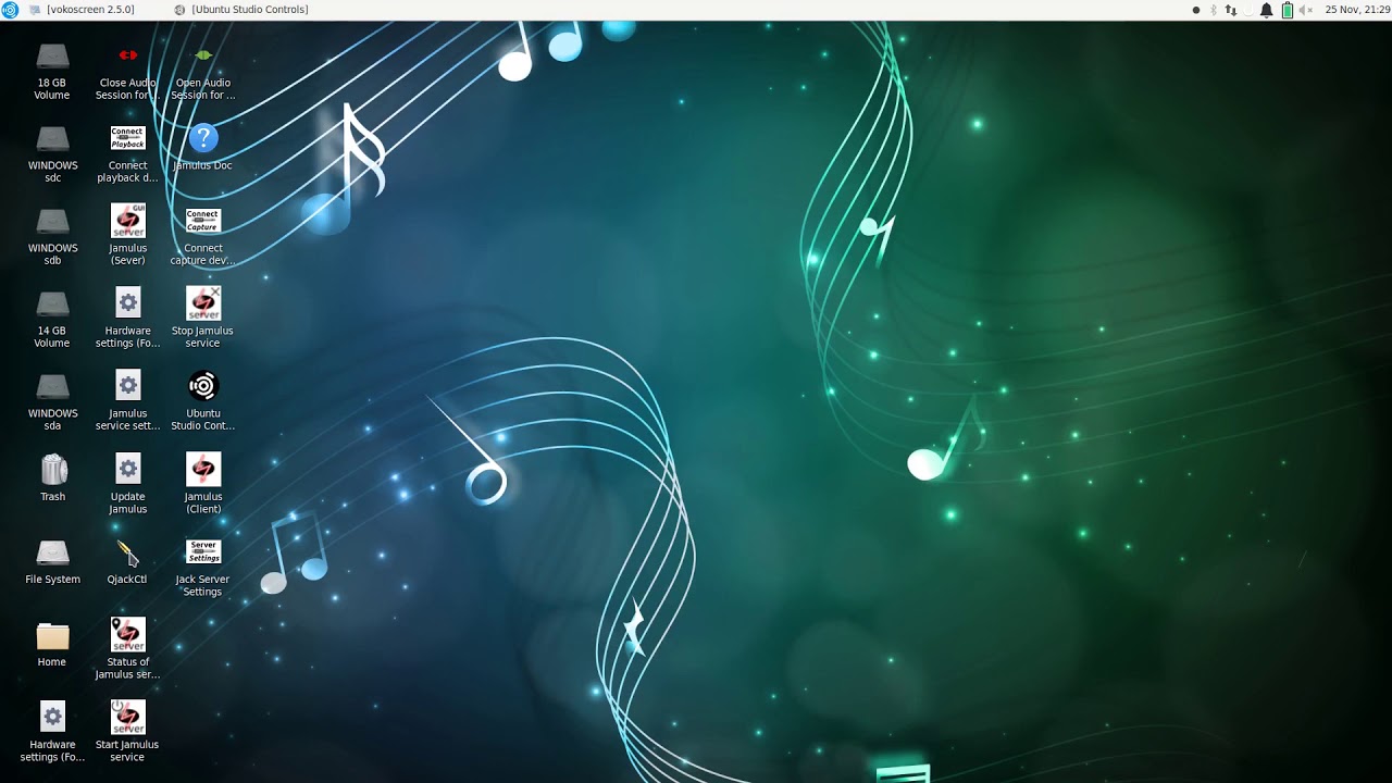 Studio controls and Jamulus in JamulusOS v2 00 - YouTube