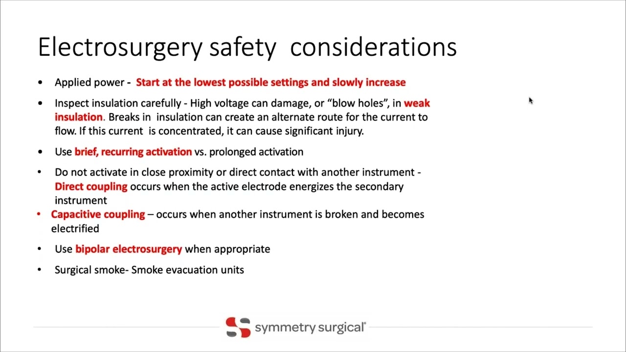 Bitesize: Electrosurgery Safety Considerations - YouTube