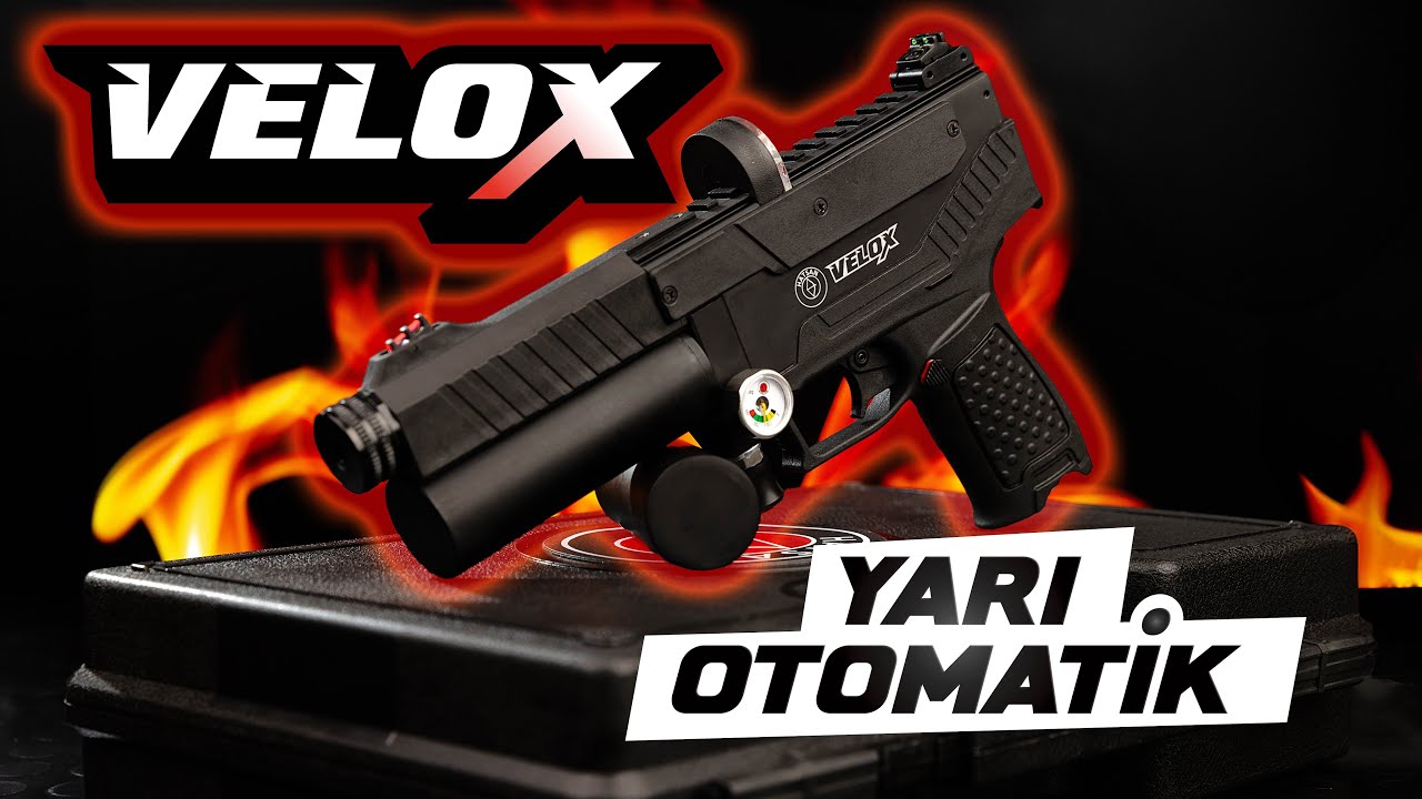 Hatsan VELOX Yarı Otomatik Pcp Havalı Tabanca - YouTube