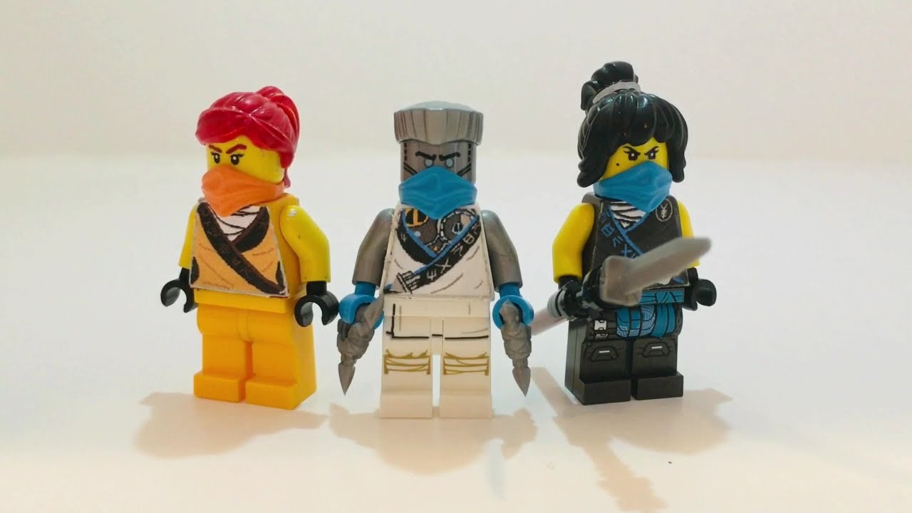 Custom Lego Ninjago legacy figures - YouTube