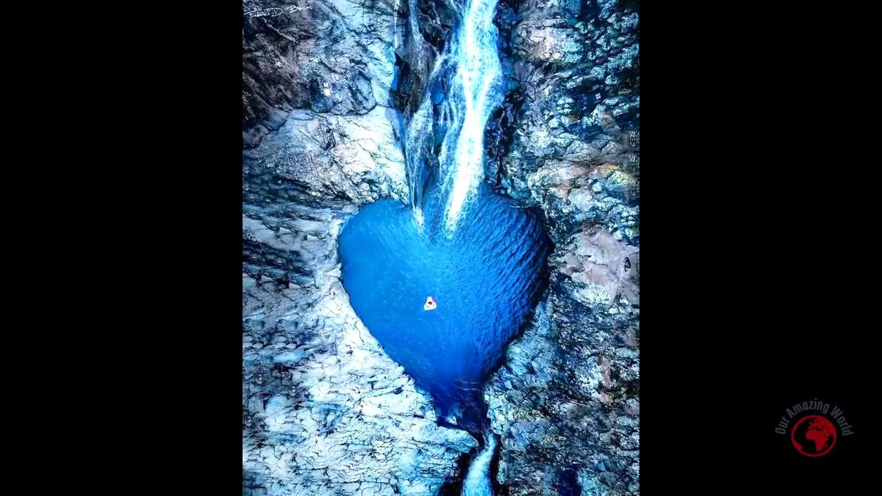 Heart Shaped Waterfall Australia - YouTube
