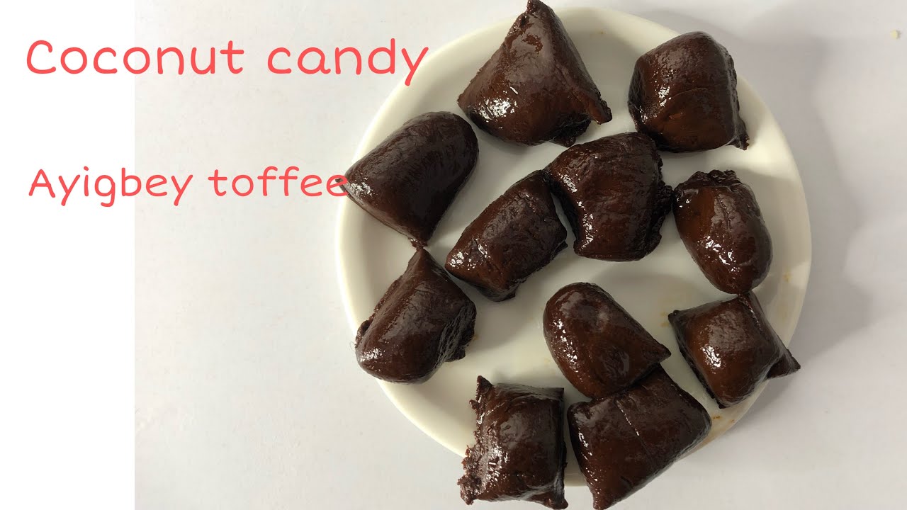 How to make coconut candy . Agorne/ kube toffee. AKA Ayigbey toffee ...