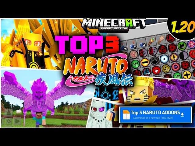 Naruto Mod Pack Bedrock Edition Mods For Minecraft Addons Naruto Mods