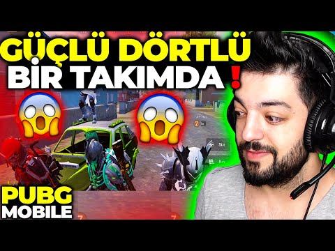 GÜÇLÜ DÖRTLÜ BİR TAKIMDA OLURSA !! PUBG Mobile
