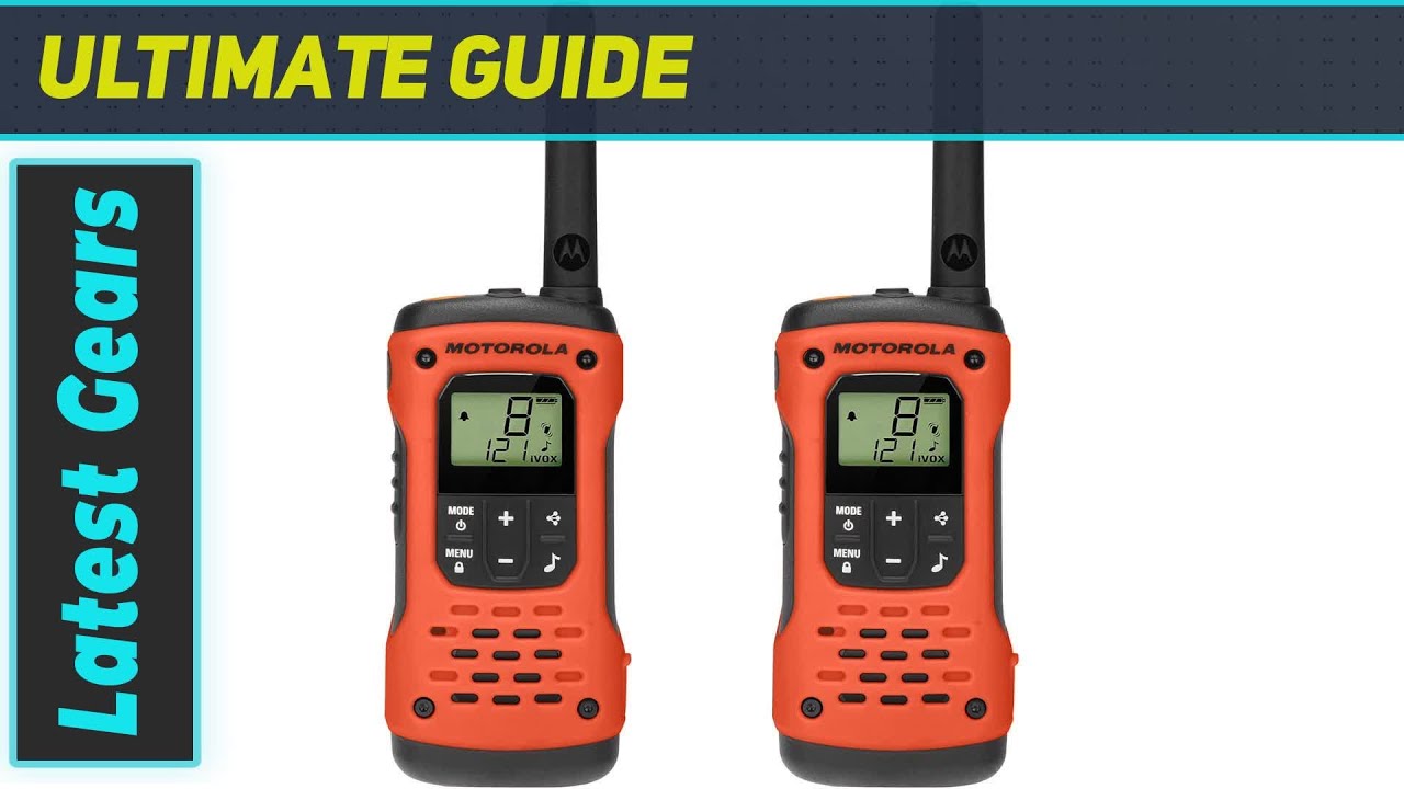 Motorola Solutions T605_H2O: The Ultimate Emergency Companion - YouTube