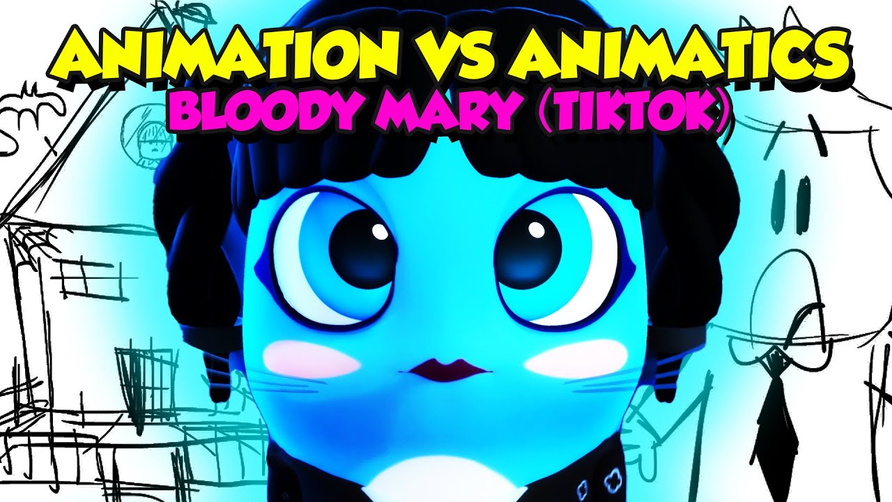 Bloody Mary (Wednesday Tiktok) | Animation Vs Animatic ⭐️ The Moonies Official - YouTube