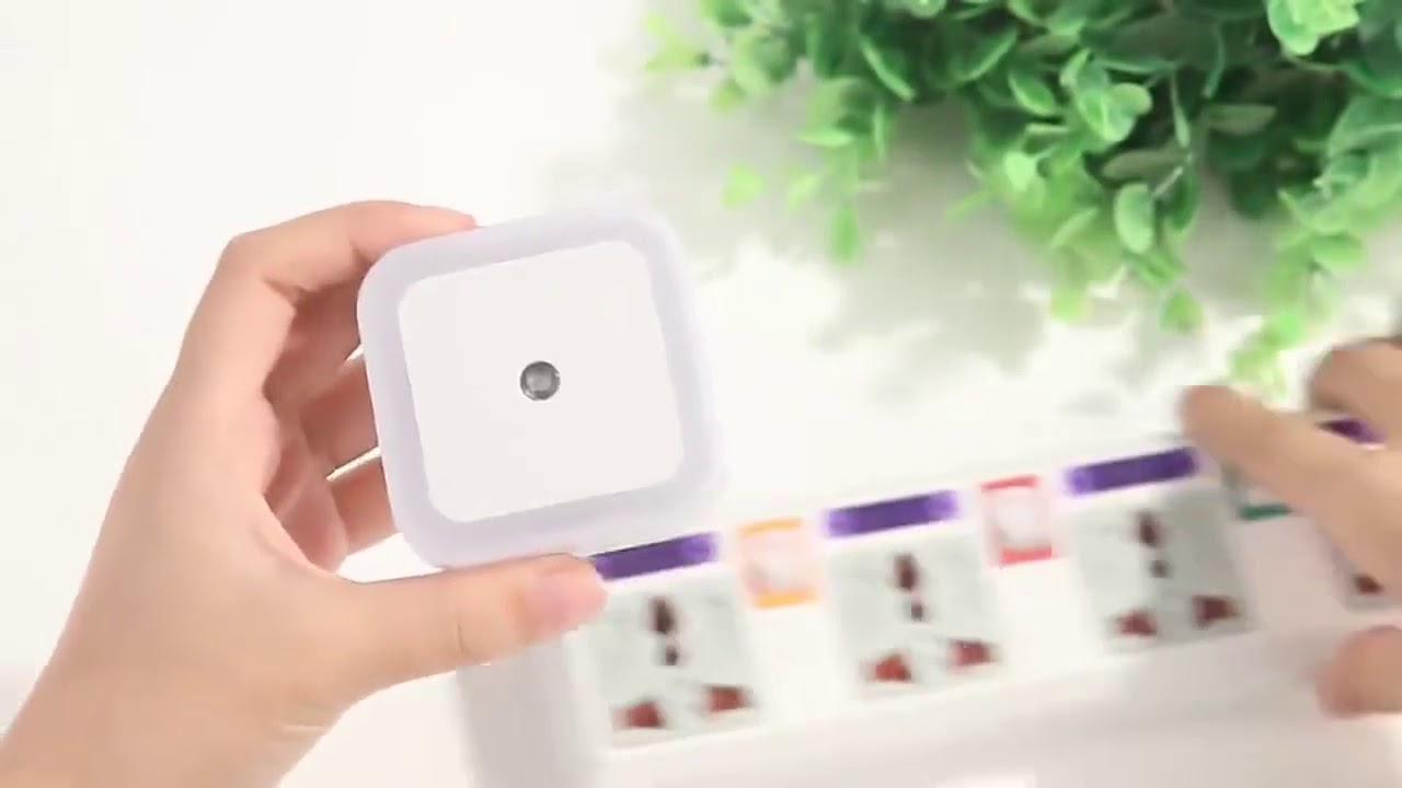 LED Night Light Mini Light Sensor Control 110V 220V EU US Plug ...