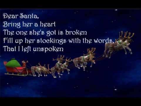 Dear Santa-Tim McGraw (Lyrics Video) - YouTube