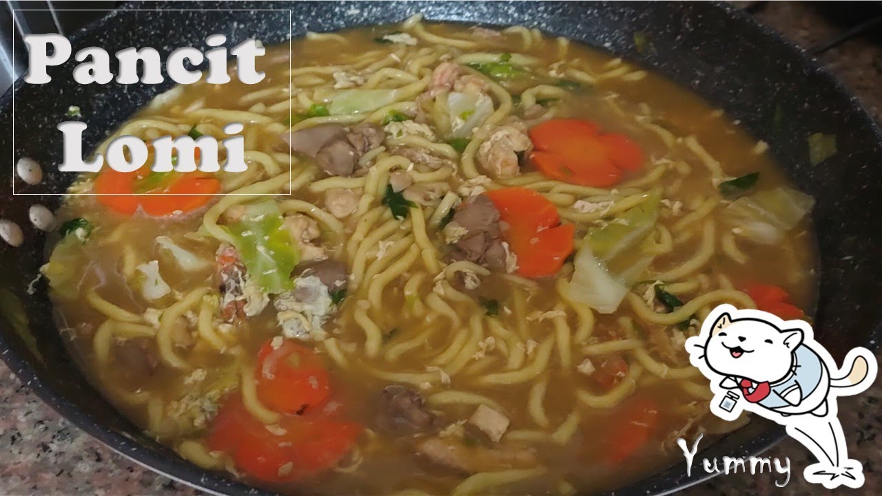 PANCIT LOMI /EASY RECIPE/PANLASANG PINOY/Binggay's Style - YouTube
