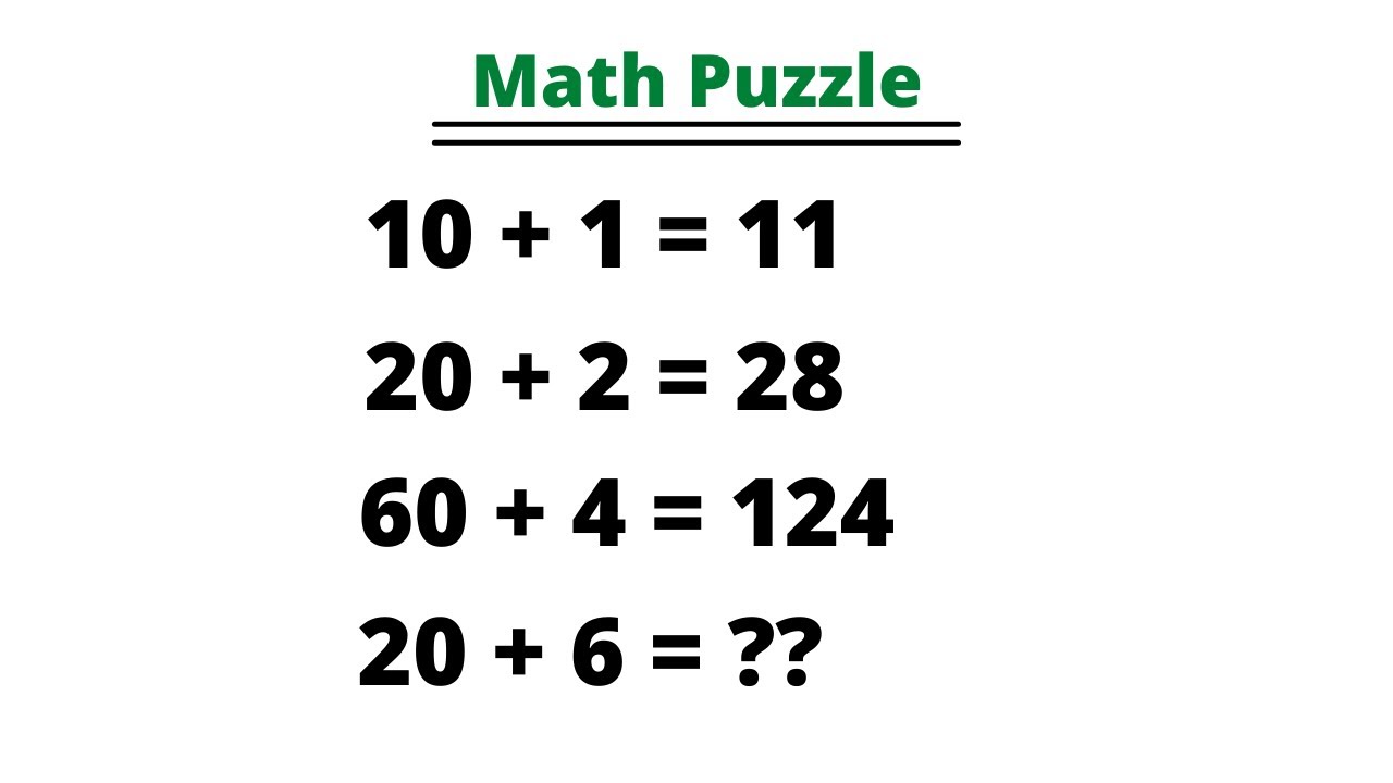 Can You Solve The Problem Maths Puzzles How To Solve Math Puzzle Can You Solve The Problem Maths Puzzles How To Solve Math Puzzle