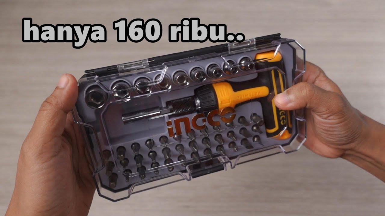 cuma 160rb isinya lumayan lengkap!! - unboxing obeng T handle wrench ...