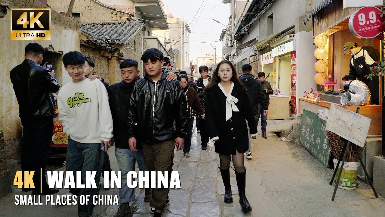 4K Walk in China | Haiyan Village | Thousands of people come here to ...