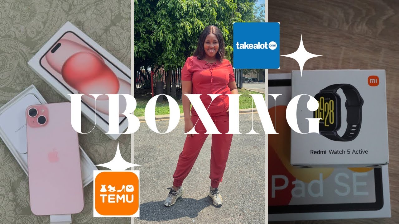 Unboxing| 29 Items from Temu| Medical scrubs| Pink iPhone unboxing ...
