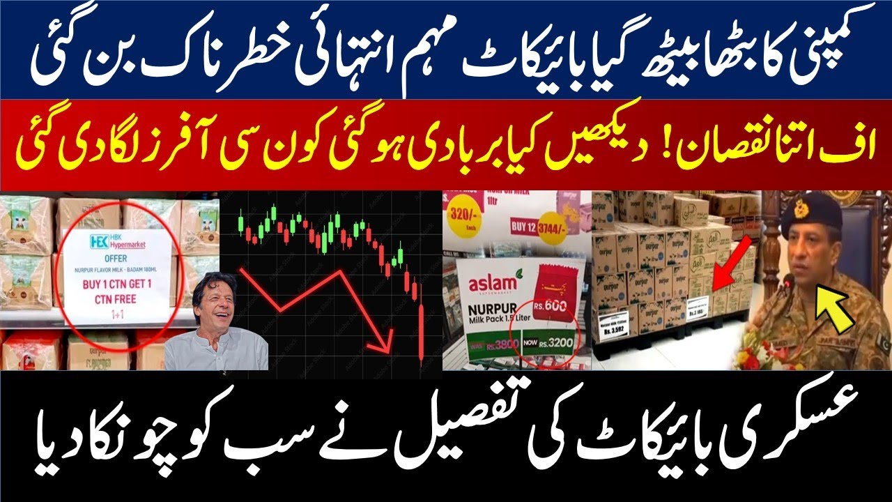 Boycott Army Products in Pakistan | Askri Products Boycott | Ahmed Ali ...