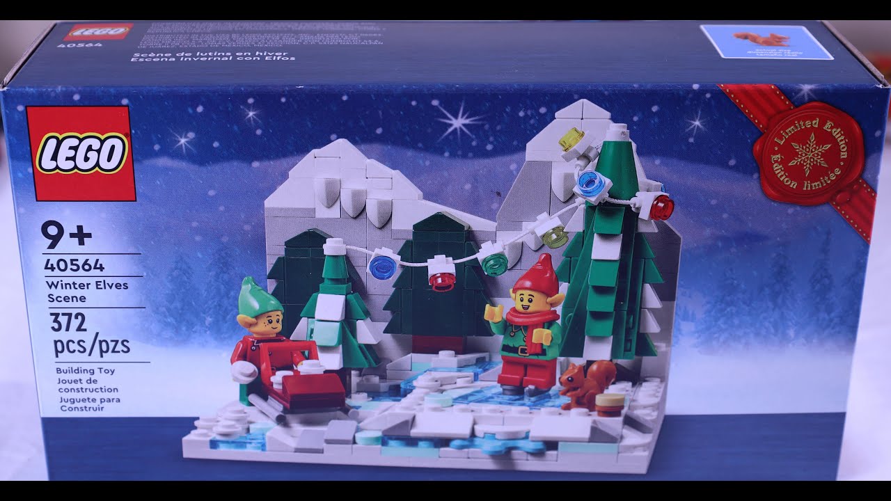 Lego Build Time Lapse - Set #40564 - Winter Elves Scene, 372 pieces in ...
