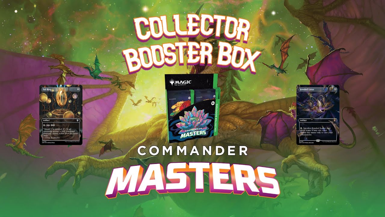 Commander Masters Collector Booster Box - YouTube