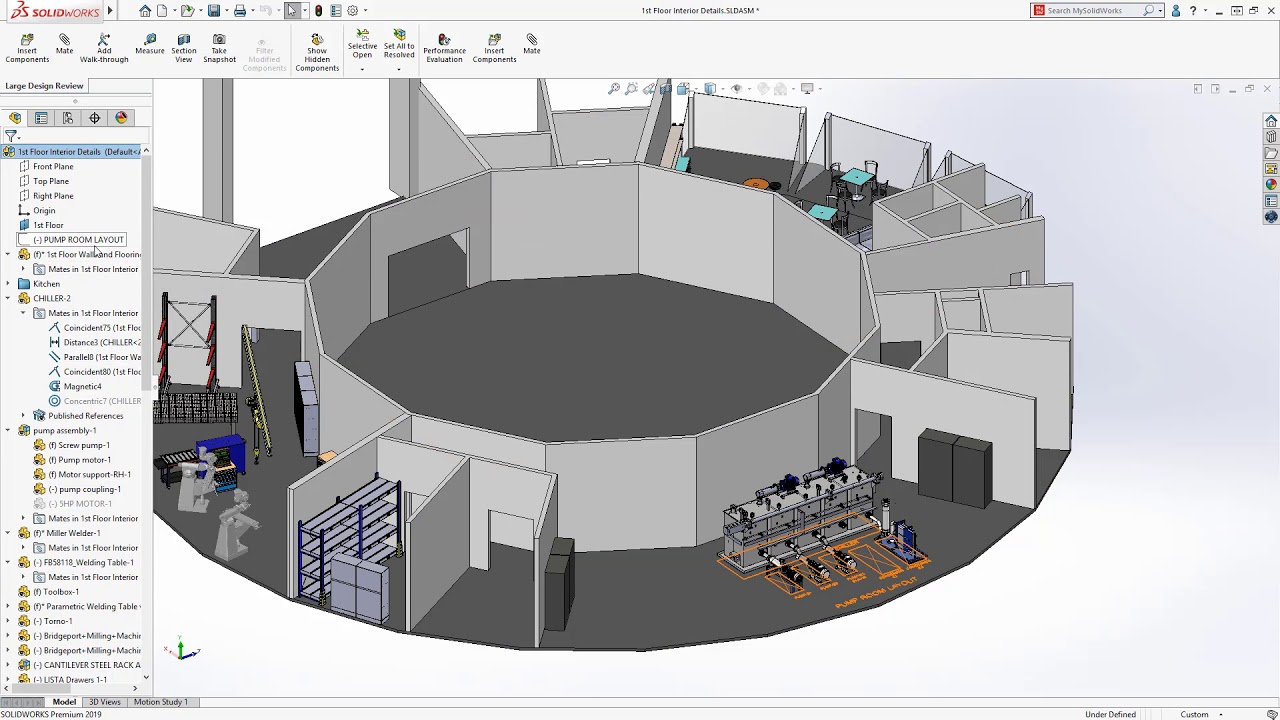 Large Assembly Performance SOLIDWORKS 2019 - YouTube