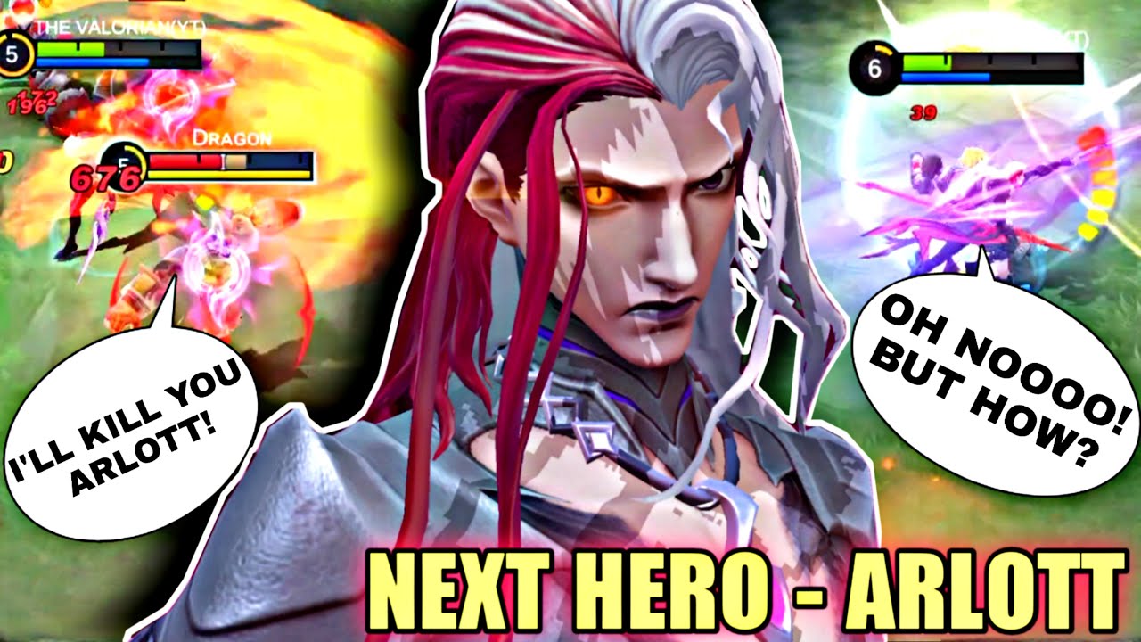ARLOTT IS BETTER THAN LANCELOT | MOBILE LEGENDS NEW HERO ARLOTT - YouTube