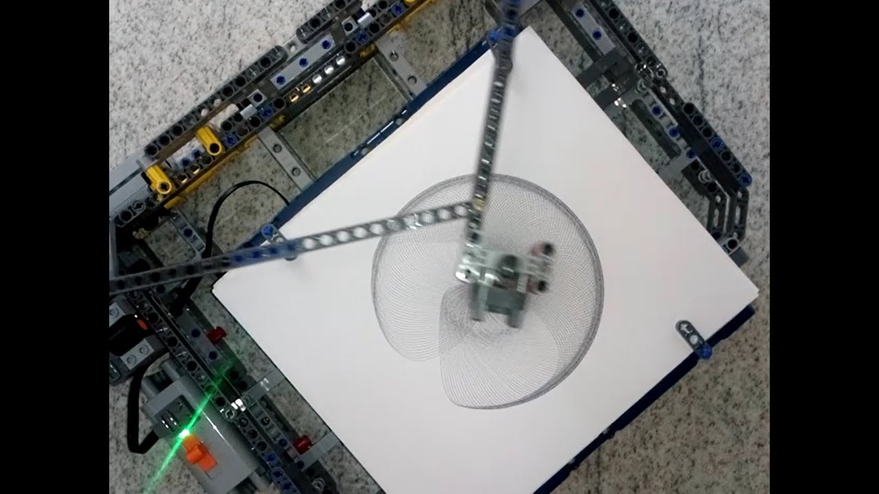 Lego Technic Spirograph / Drawing Machine - Spirograph Art Drawing 4 ...