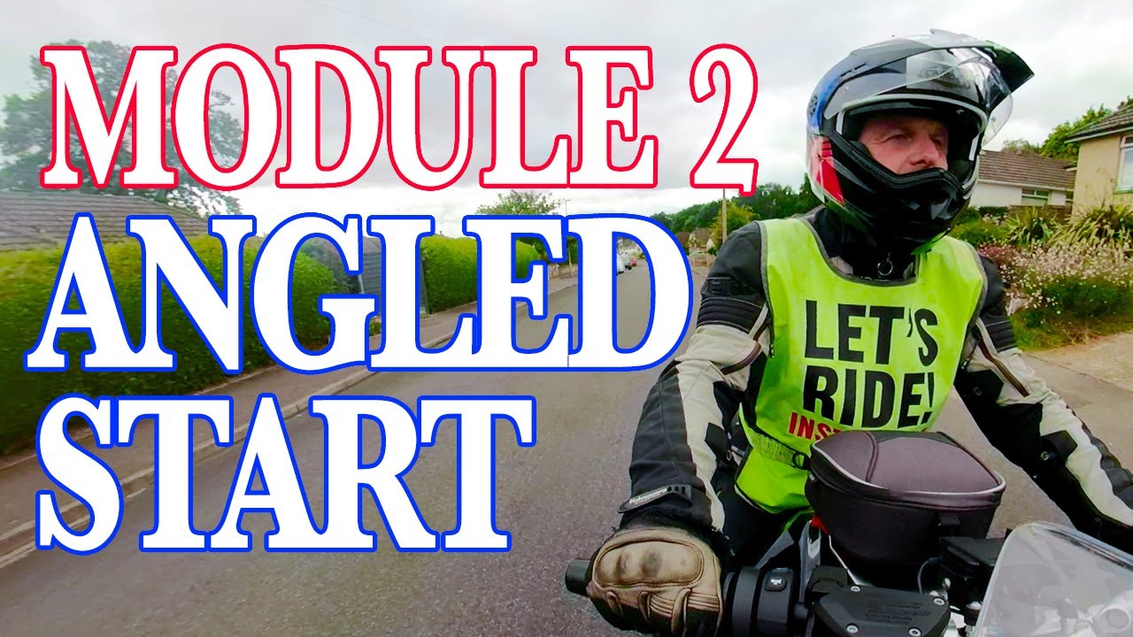 Angled start - Motorcycle Module 2 training - YouTube