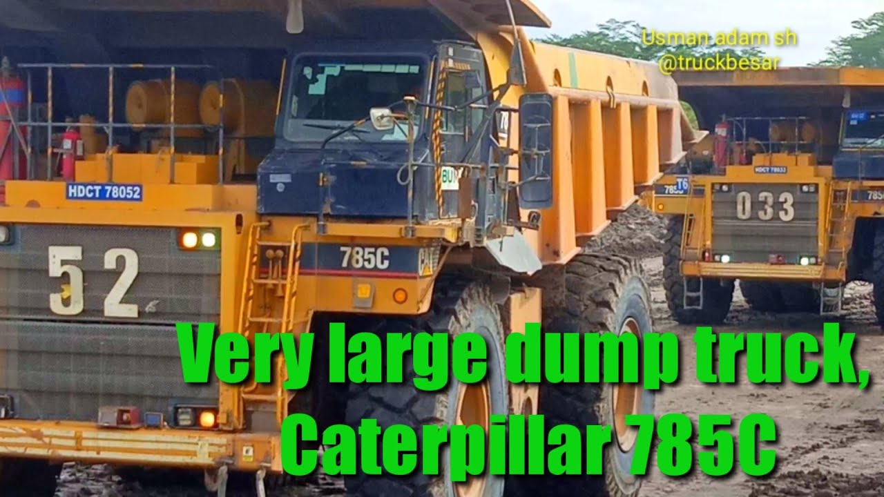 coal mining, using caterpillar cat 785C caterpillar 789C @truckbesar ...