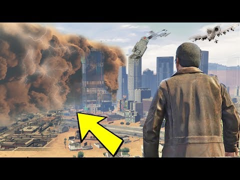 TENTANDO SOBREVIVER A UMA TEMPESTADE DE AREIA NO GTA 5 (Incrível)