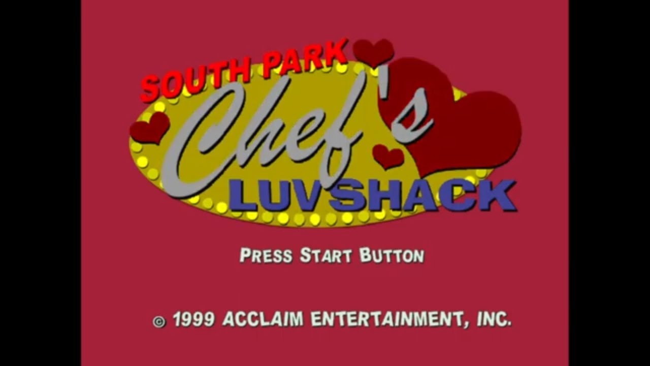 South Park - Chef's Luv Shack - Sega Dreamcast - Intro & Title Screen ...