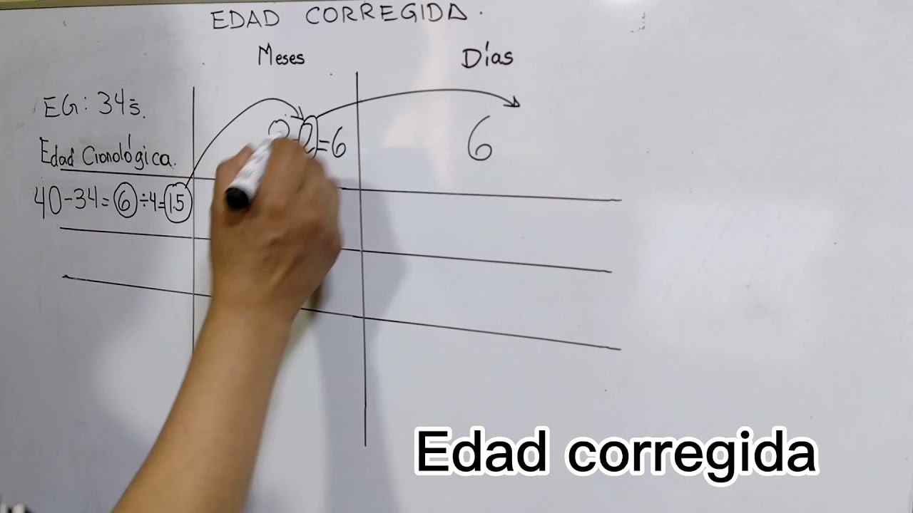 EDAD CORREGIDA (en prematuros) - YouTube