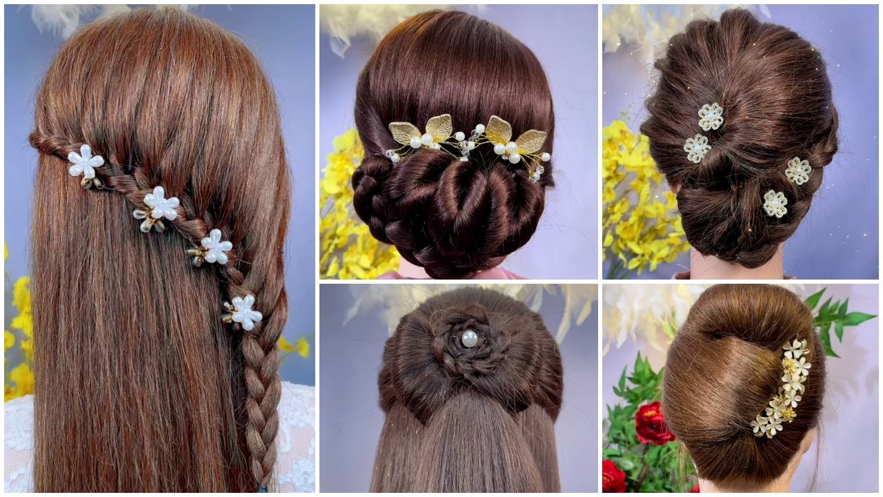 Simple Hairstyles Tutorial for Girls and Women | Learn to Make Easy ...