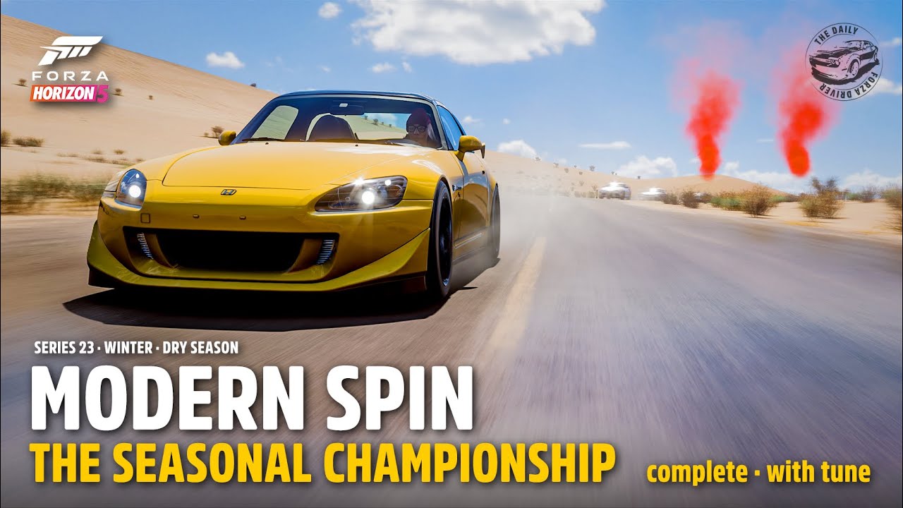 How to win MODERN SPIN | with tune | Series 23 Winter | Forza Horizon 5 ...