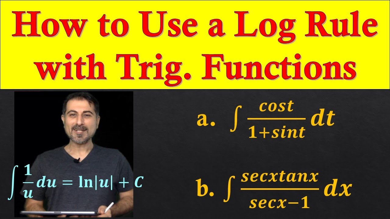Using a Trigonometric Identity in Integration - Log Rule - YouTube