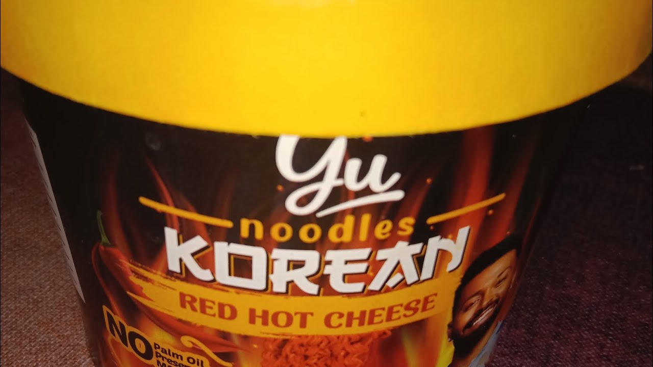 TESTING OUT YU NOODLES(KOREAN) RED HOT CHEESE FLAVOURED || FOOD TESTING ...
