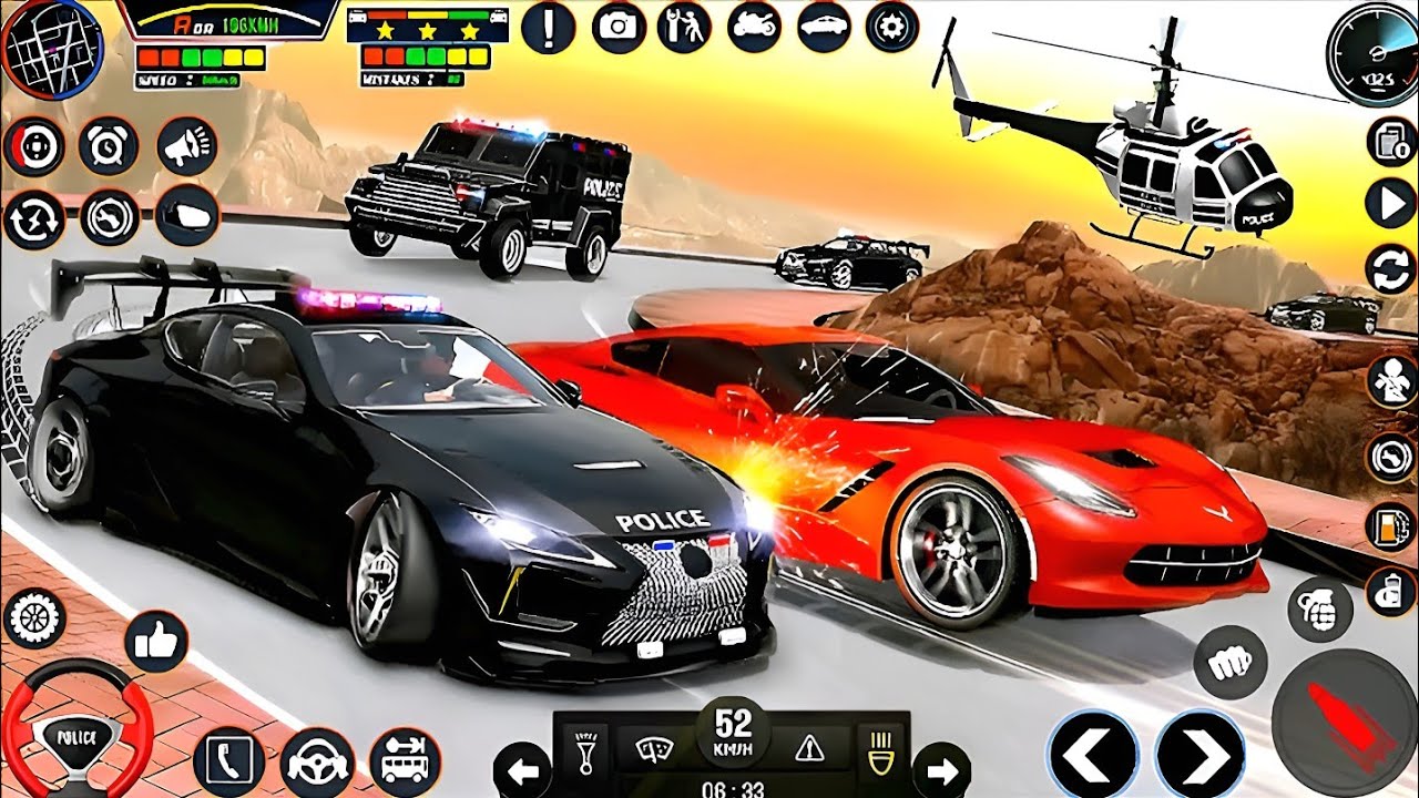 Police Car Chase Simulator 3D 2025 - High Speed Chase Police Car ...