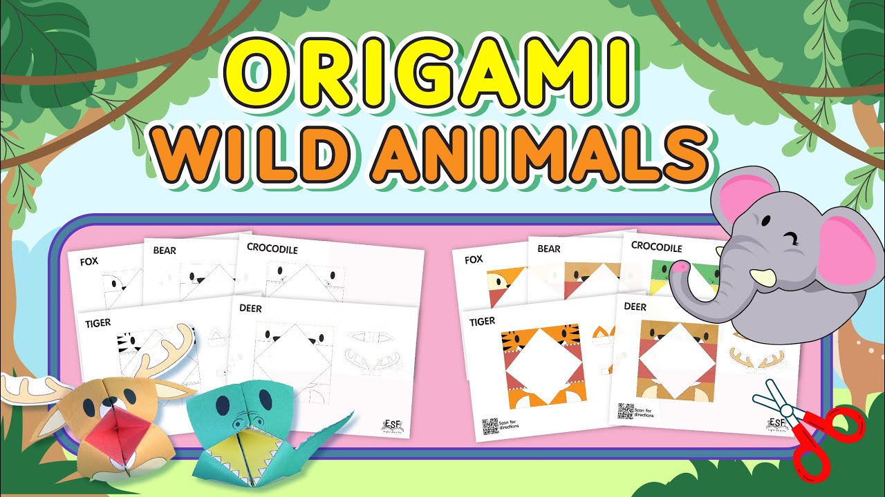 Origami Wild Animals - YouTube