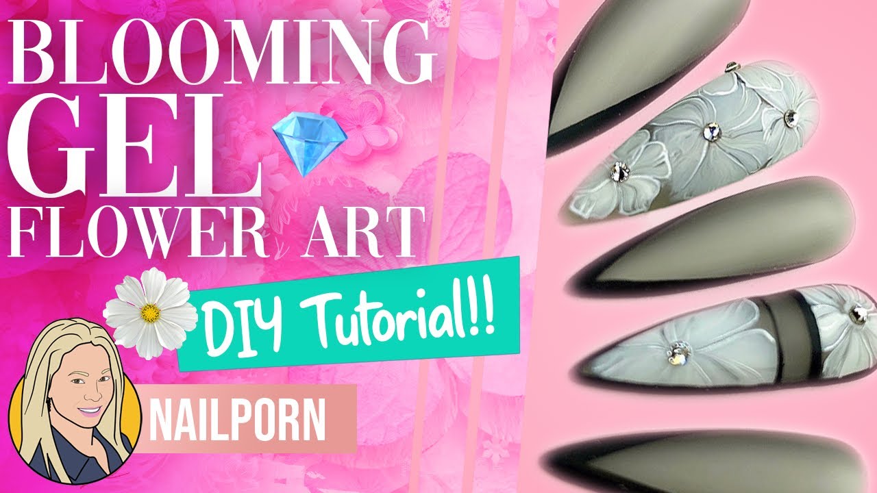 HOW TO | Blooming Gels Flower Nails Tutorial - YouTube