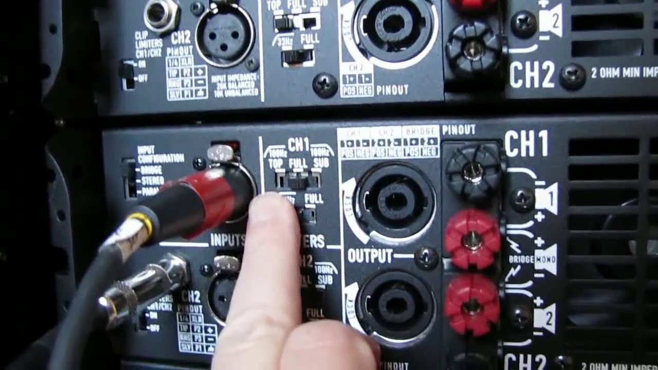 Stage Left Audio - 'Daisy' Chain of Amplifiers_HD_ - YouTube