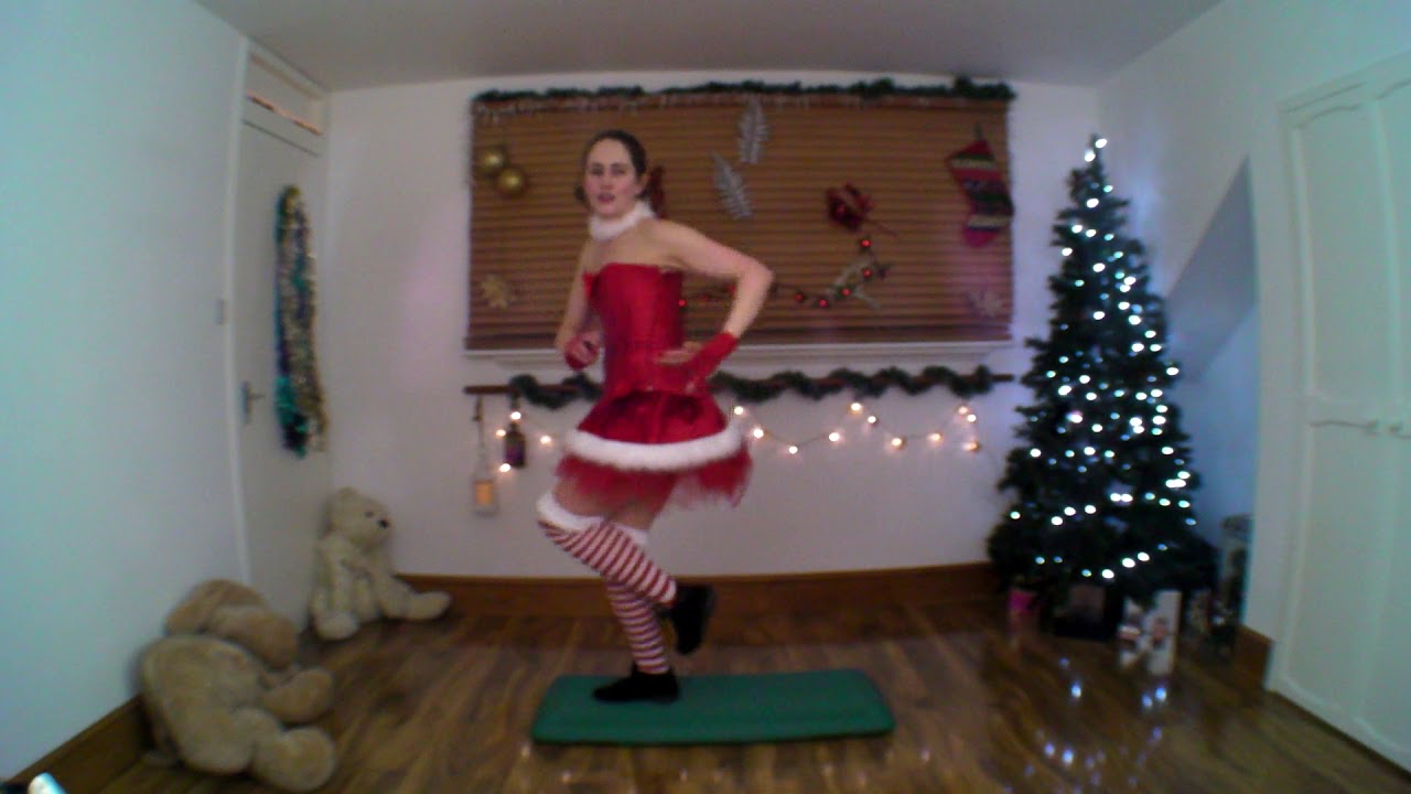 Santa Dance Step Aerobics Workout 5 part 2 - YouTube