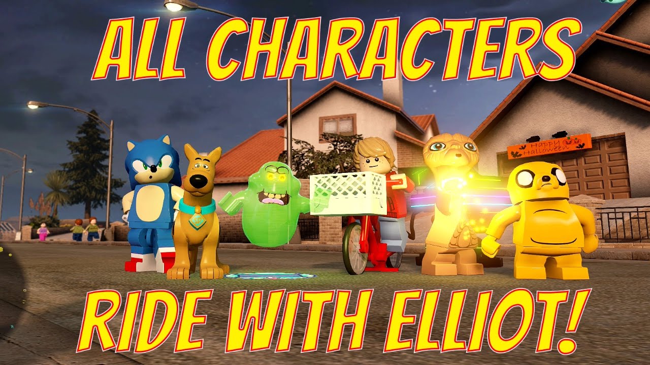 LEGO Dimensions All Characters Ride Elliot's Bike Basket (ET The ...