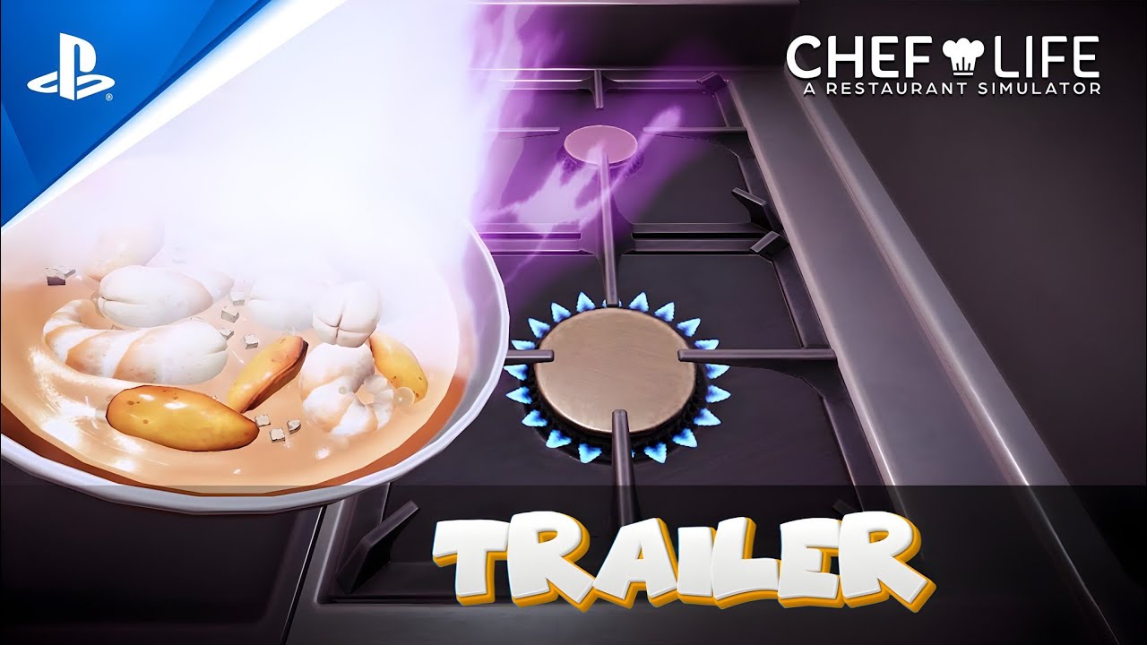 Chef Life A Restaurant Simulator - Launch Trailer PS5 PS4 Games - YouTube