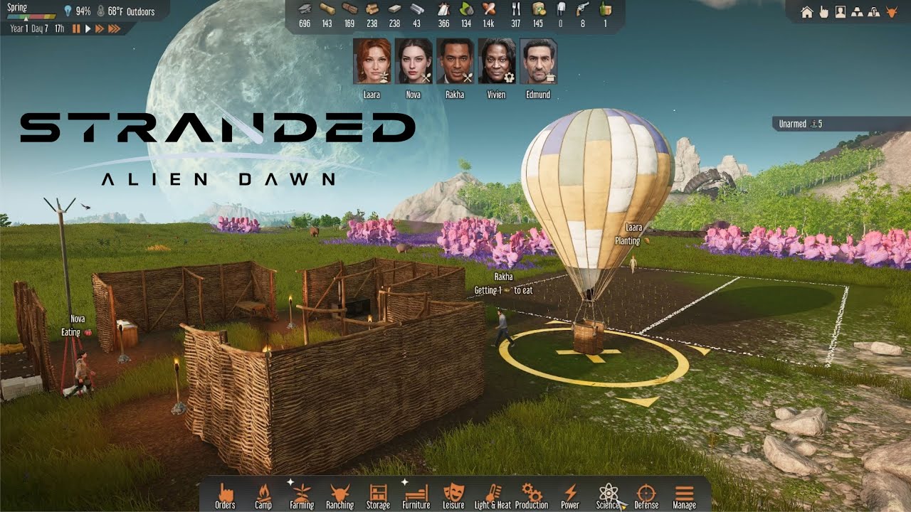 Stranded Alien Dawn v1.0 - Crash Landing E2 - Balloons for Dum-Dums - YouTube