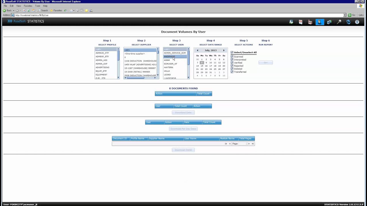 ReadSoft STATISTICS for INVOICES by John from NMS Imaging - YouTube