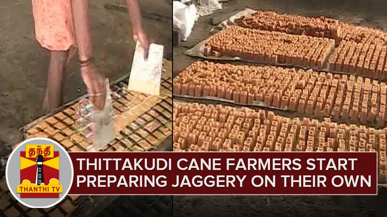 Thittakudi Sugarcane Farmers start preparing Jaggery on their own ...