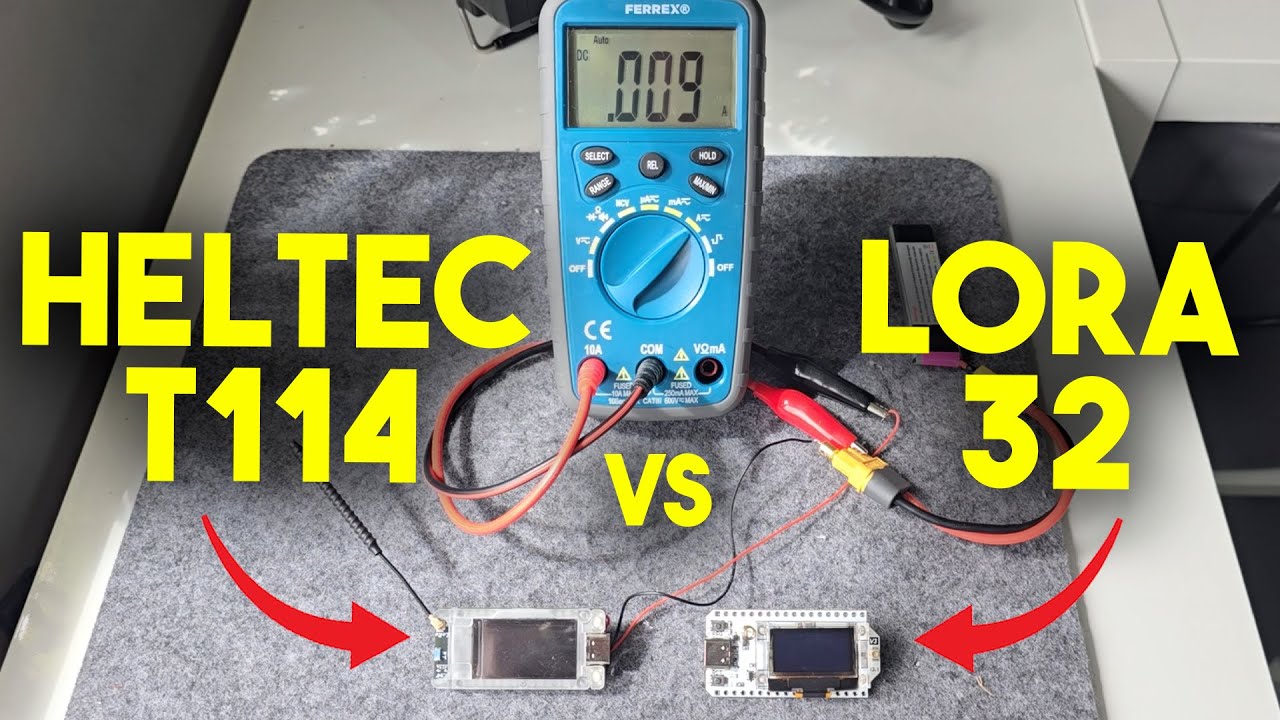 Heltec T114 Power Consumption Tests - YouTube