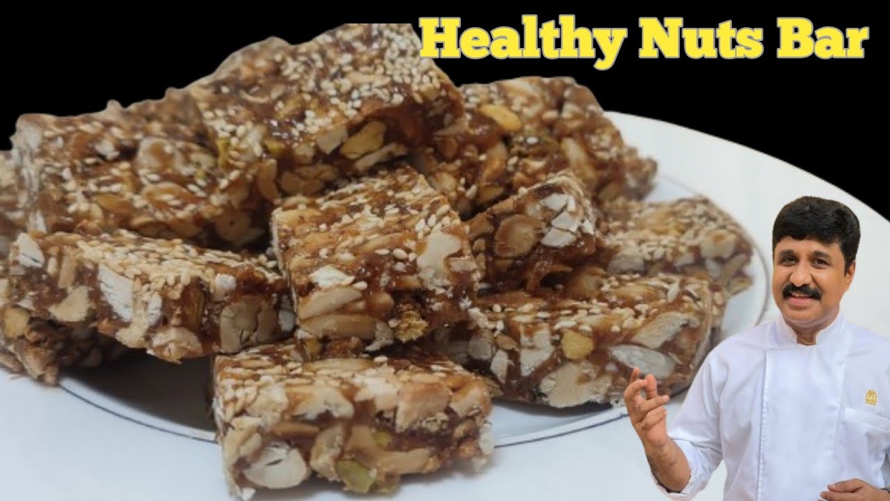 Simple And Tasty Nuts Bar / Nut Bar With Dates Without Added Sugar # ...