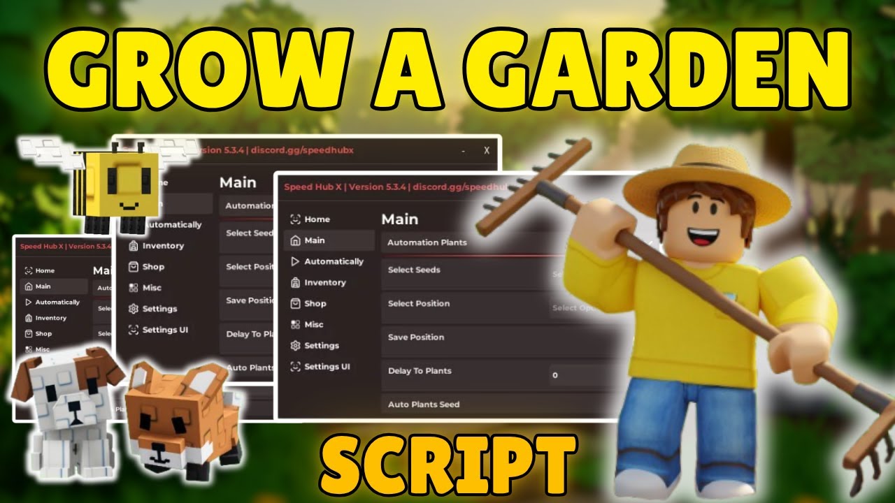 🐾 Grow A Garden Pet Spawner + Placer Script (2025) | Instantly Spawn ...