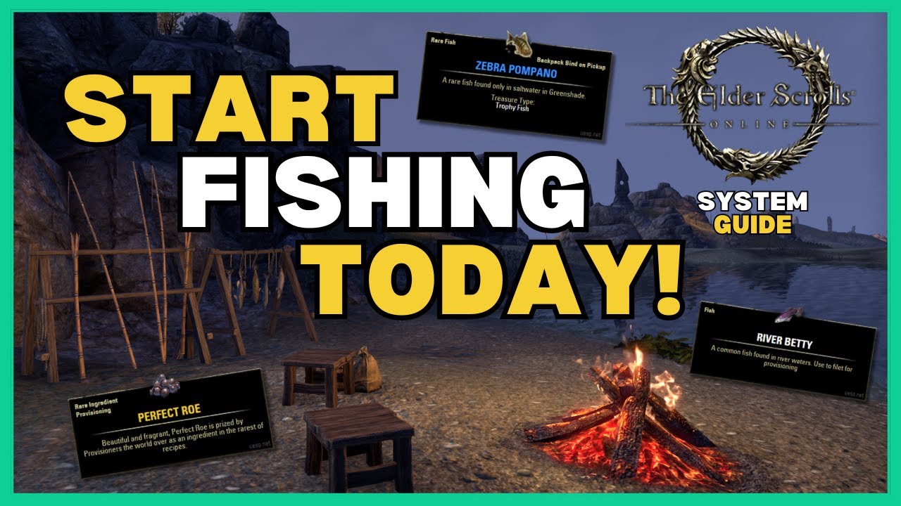 ESO Fishing Guide for Beginners | Elder Scrolls Online - YouTube