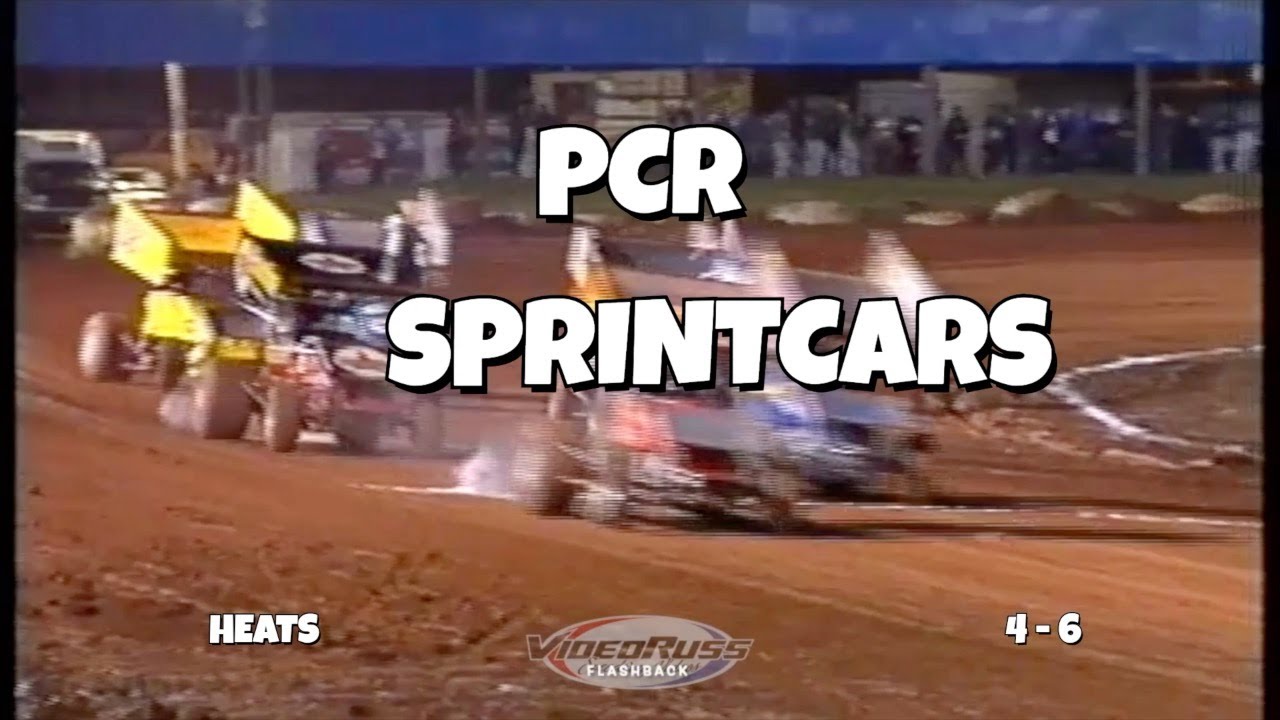 Speedway PCR Sprintcars Heats 4 - 6 13th April 1996 - YouTube